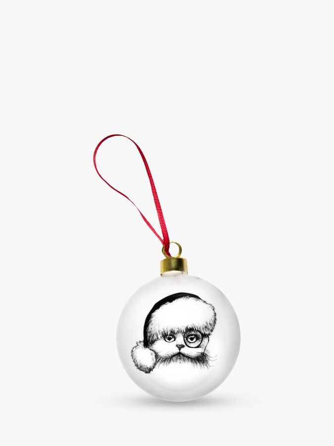 Rory Dobner Santa Cat Bauble - ShopStyle Decor