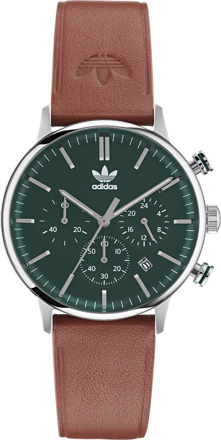adidas Men's Originals Style Code One Chrono Green Dial Watch - ShopStyle