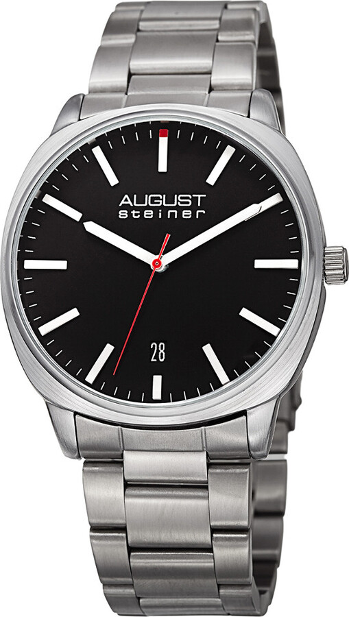 August Steiner Men's Stainless Steel Watch - ShopStyle