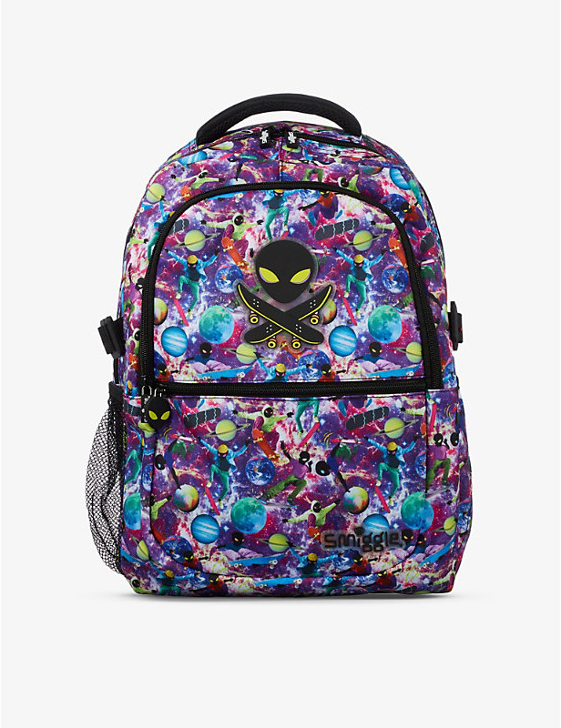Smiggle Galaxy Attach space-print woven backpack - ShopStyle Boys' Bags