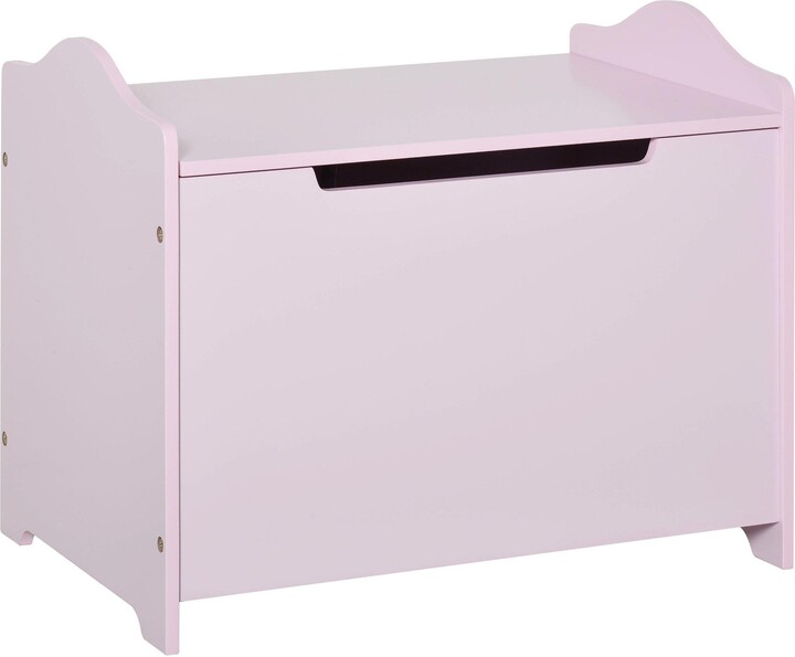 HOMCOM 40x60cm Storage Box Bedroom Toy Chest Organiser for Children ...
