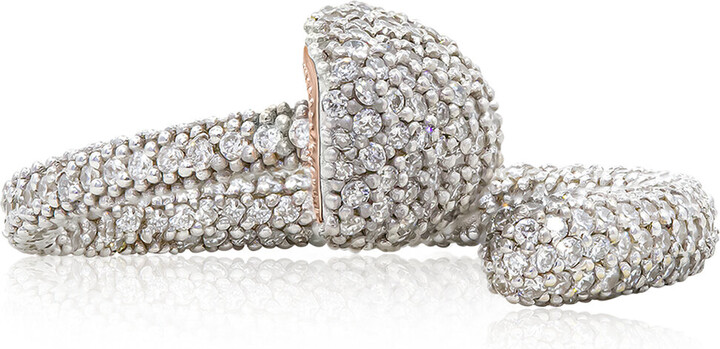 Bernard James Fungi Conica 18K White and Rose Gold Diamond Ring - ShopStyle
