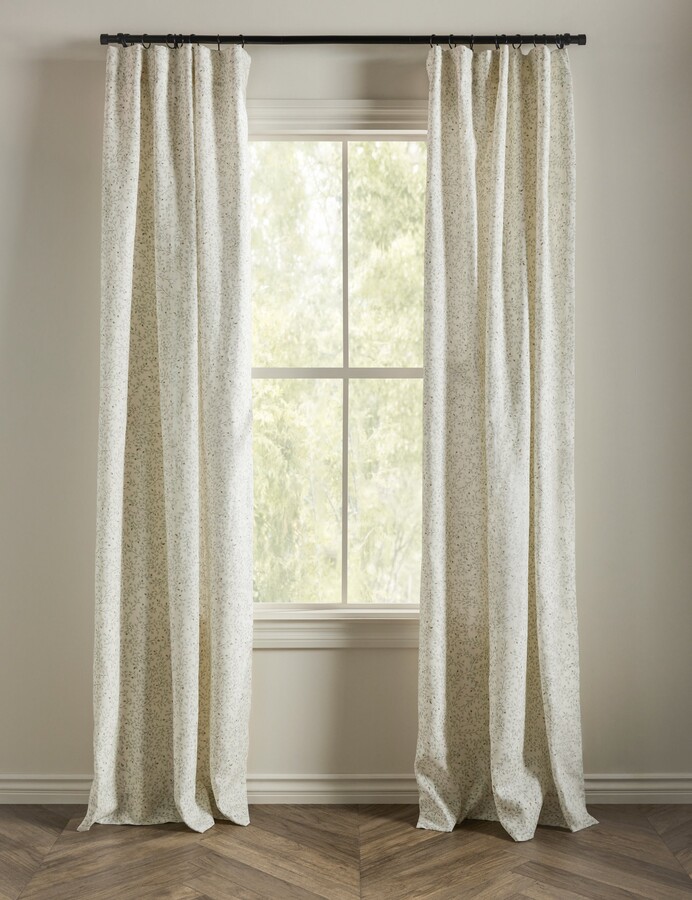 Lulu and Georgia Dainty Leaves Linen Curtain Panel by Rylee + Cru ...