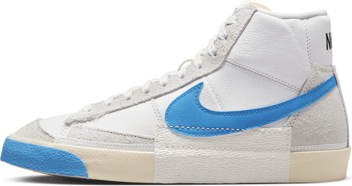 Nike Men's Blazer Mid Pro Club Shoes in White - ShopStyle