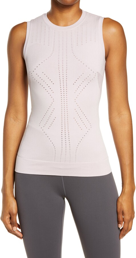 Blanc Noir Sleeveless Mesh Infinity Top - ShopStyle