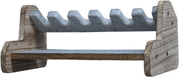 BSTTEK Wood Freestanding Gun Rack, 6 Slots - ShopStyle Bookcases & Shelves