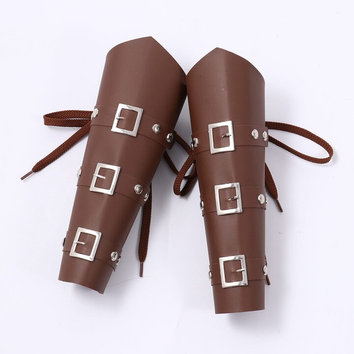 iixpin 1 Pair Gothic Arm Guards Gauntlet Medieval Knight Arm Armors ...