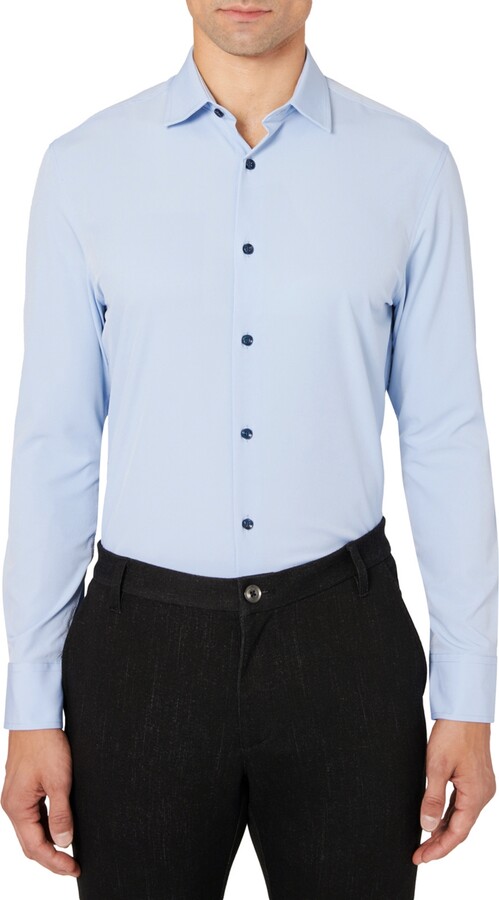 ConStruct Men's Slim-Fit Solid Performance Stretch Cooling Comfort ...