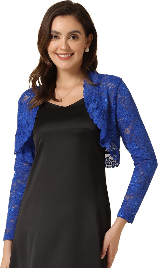 Allegra K Women's St. Patrick's Day Costumes Lace Shrug Elegant Crop ...