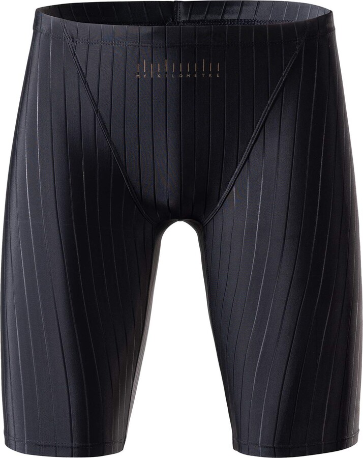 MY KILOMETRE Men's Swimsuit Jammer Solid Swim Jammers Endurance Long ...