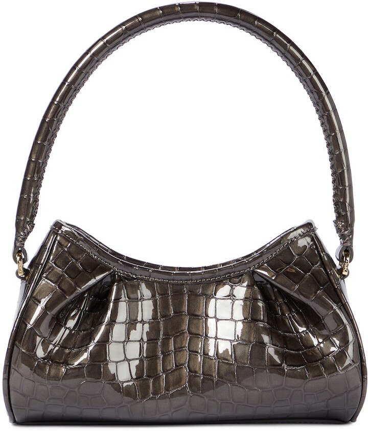 Elleme Dimple Small croc-effect leather shoulder bag - ShopStyle