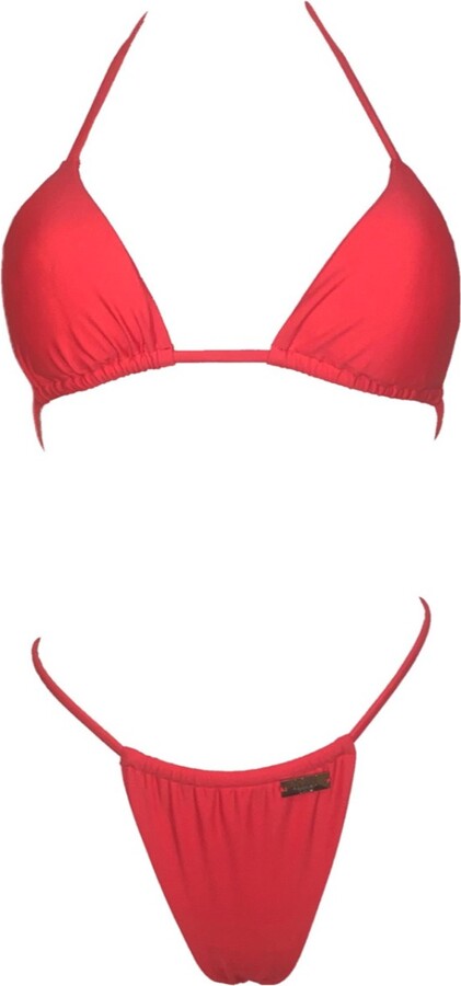 Season Swim - Nassau Red Bikini - ShopStyle