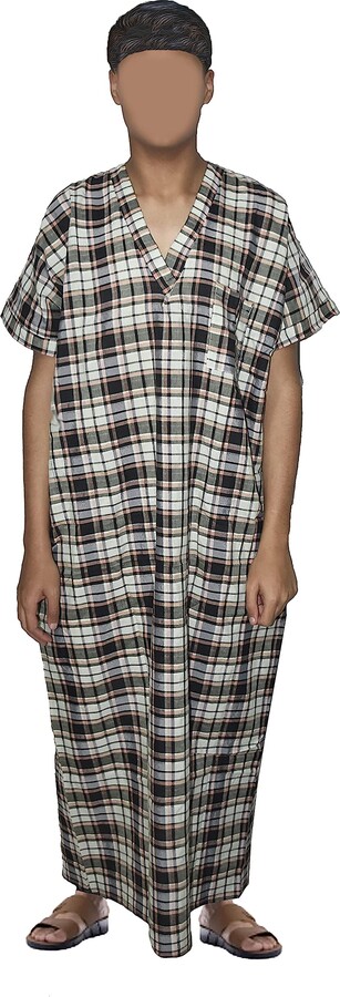 bonballoon Egyptian Thoub Men Robe Abaya Juba Qamis Daffah Dishdasha ...