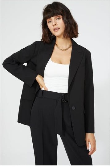 Principles Womens/Ladies Relaxed Fit Suit Jacket - Black - ShopStyle ...