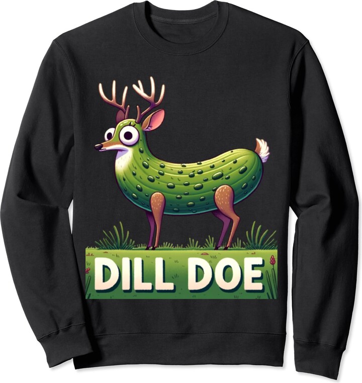 Dill Doe, Funny Weird Humor, Deer Hunting Pun Joke Funny Tee ...
