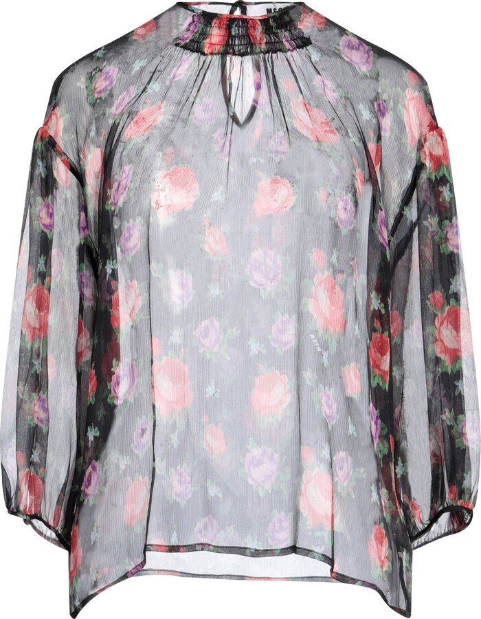 MSGM Top Black - ShopStyle