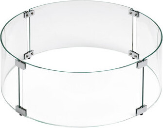 American Fireglass Round Fire Pit Flame Guard (Glass) - ShopStyle