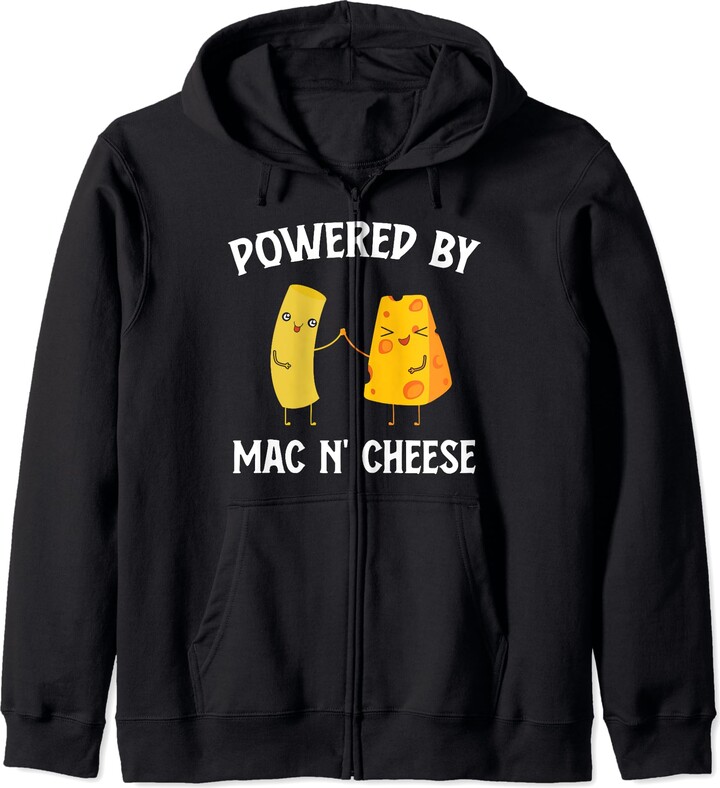 Funny Macaroni Mac & Cheese Lover Gifts Men Women Powered By Mac ...
