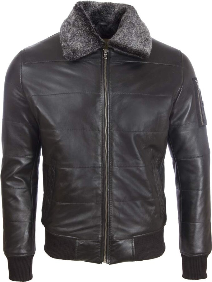 Aviatrix Men's Real Leather Pilot Aviator Fashion Jacket (ZADV) 5XL ...