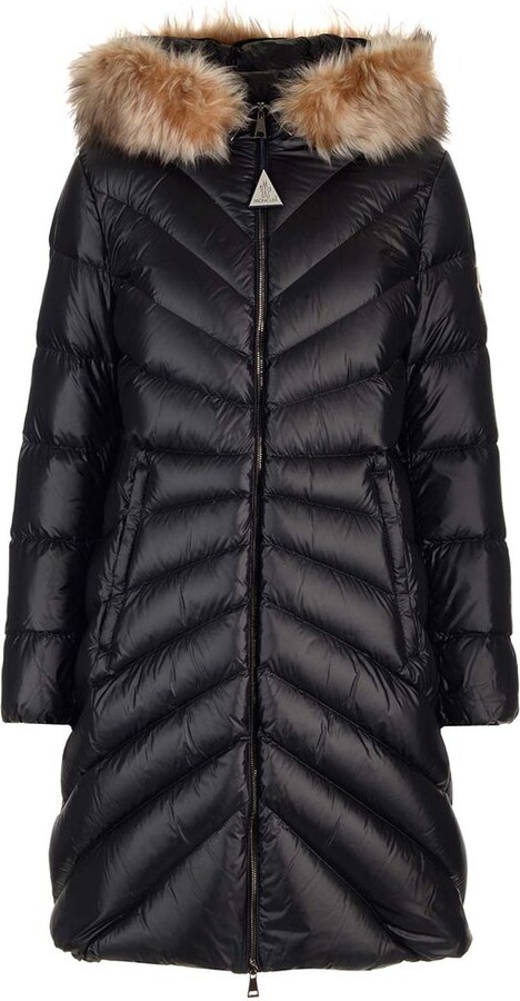 Moncler Chandre Zip-Up Long Puffer Coat - ShopStyle