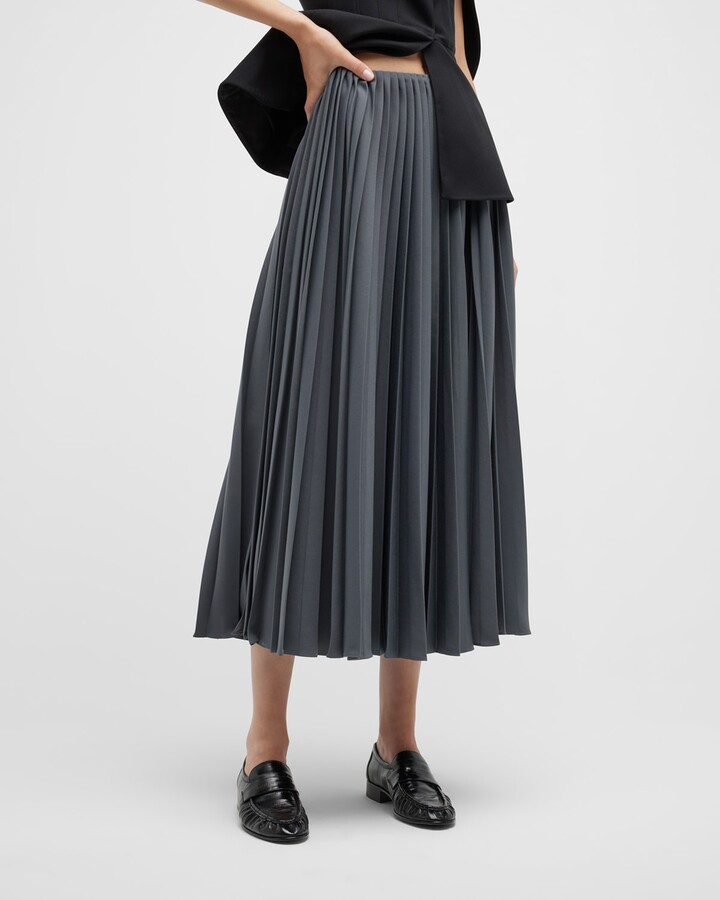 The Row Vinsky Pleated Maxi Skirt - ShopStyle