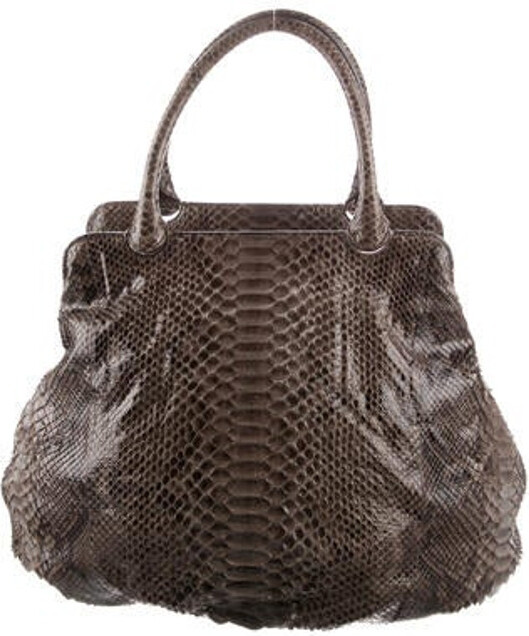 Zagliani Snakeskin Hobo Bag - ShopStyle