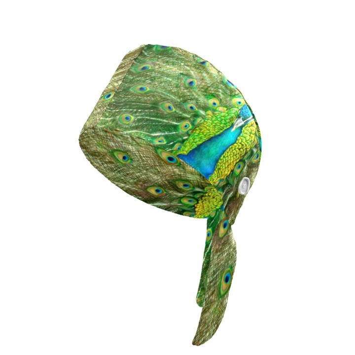 N\O Women's Working Cap with Button and Sweatband Reusable Hats 3D ...