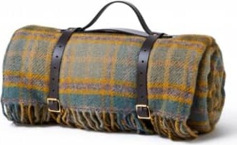 Tweedmill Polo Picnic Rug with Waterproof Backing & Leather Straps ...