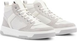 HUGO BOSS High-top trainers in leather with logo details - ShopStyle ...