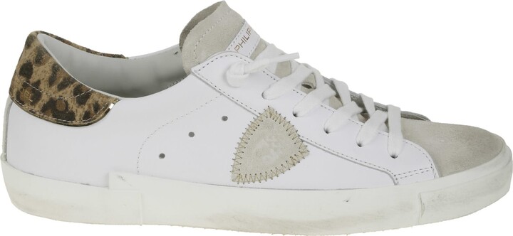 Philippe Model Logo Patch Sneakers - ShopStyle