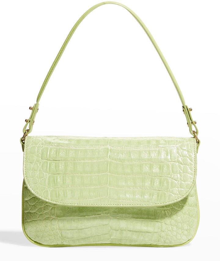 Maria Oliver Luisa Crocodile Shoulder Bag - ShopStyle