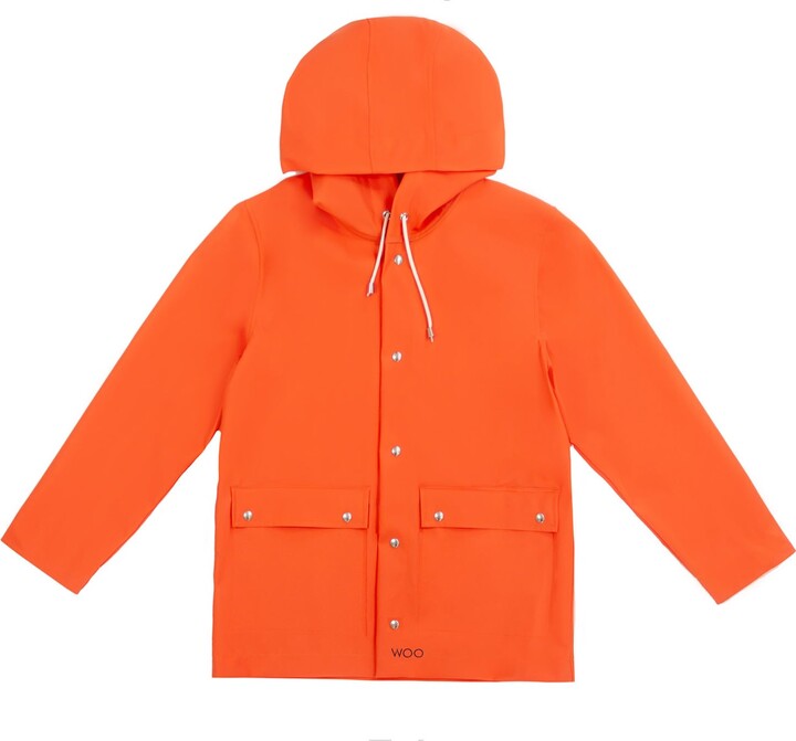 Woo Di Giulia Petronella Fisher Raincoat- Yellow & Orange - ShopStyle