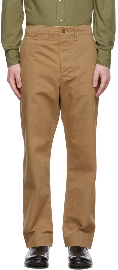 Ralph Lauren RRL Tan Chino Trousers - ShopStyle