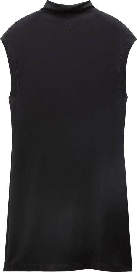 Filippa K Logo-Embroidered Cap-Sleeve Midi Dress - ShopStyle