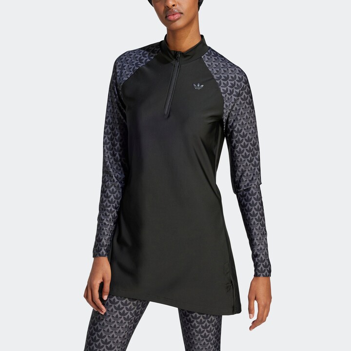 adidas Women's Monogram Full-Coverage Top - ShopStyle Swimwear