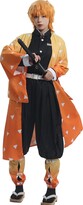 NSPSTT Demon Slayer Cosplay Giyuu Costume Anime Tomioka Giyuu Kimono ...