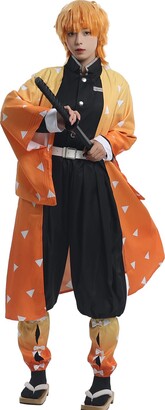NSPSTT Demon Slayer Cosplay Giyuu Costume Anime Tomioka Giyuu Kimono ...