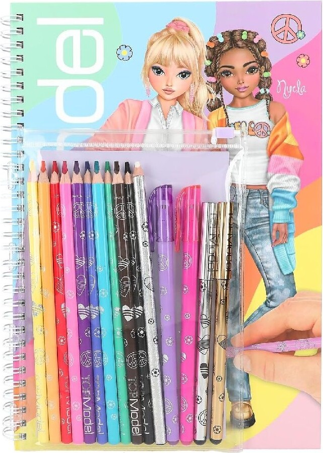 Depesche Topmodel Colouring Activity Book With Pens - ShopStyle Artwork