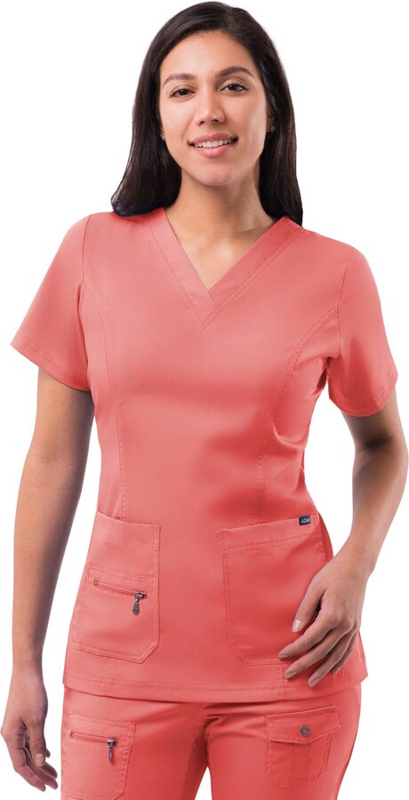 Adar Uniforms Adar Pro Scrubs for Women - Elevated V-Neck Scrub Top ...