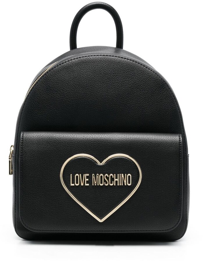Love Moschino Logo-Heart Backpack - ShopStyle
