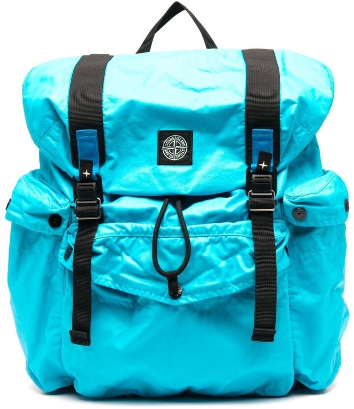 Stone Island Logo-Patch Rucksack - ShopStyle Backpacks