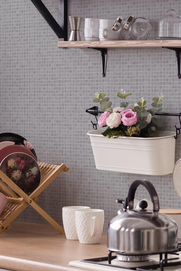 Contour Spectrum Mosaic Tiled Wallpaper - ShopStyle