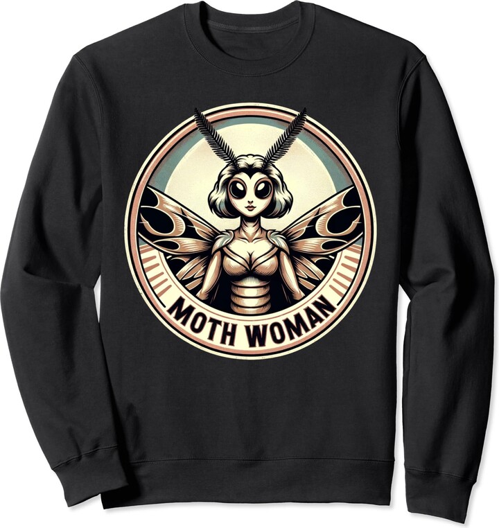 Funny Moth Man Joke, Moth Woman, Sci-Fi Cryptid Moth Woman - ShopStyle ...