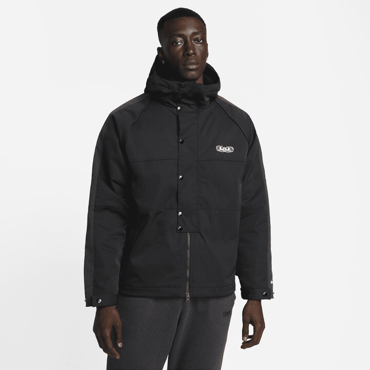 Nike Men's LeBron Premium Utility Basketball Jacket in Black - ShopStyle