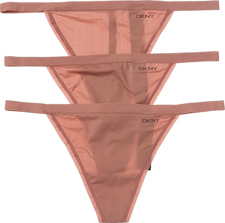 DKNY 3pk Active Comfort String Thong - ShopStyle