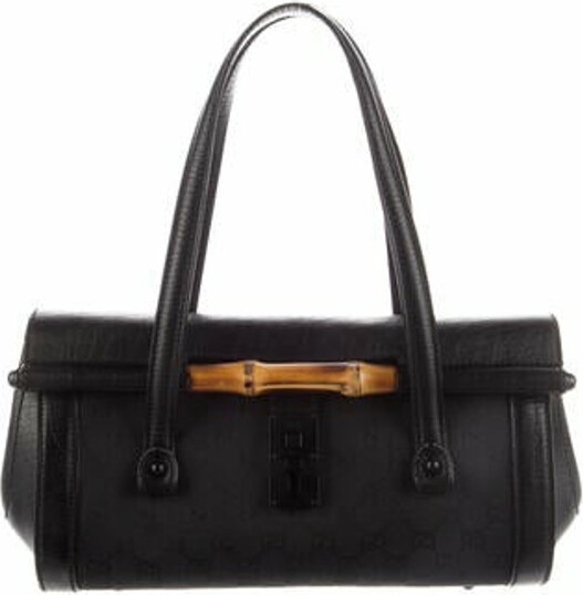 Gucci GG Canvas Bamboo Bullet Bag - ShopStyle