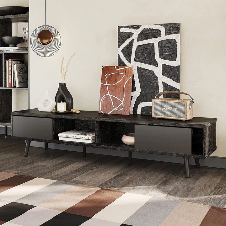 Howcool TV Stand for TVs up to 75" with Storage Entertainment Center - ShopStyle