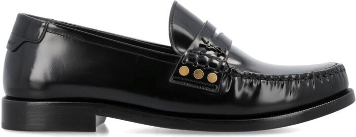 Saint Laurent Le loafer penny slippers - ShopStyle