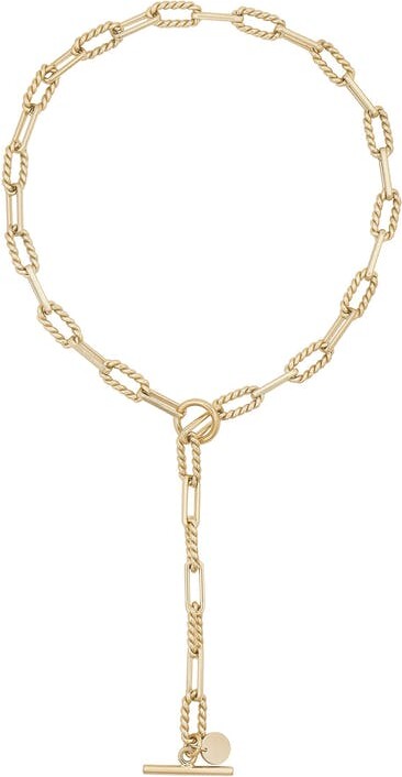 Eklexic Jewelry Enzo Toggle Convertible Lariat Necklace - Gold - ShopStyle