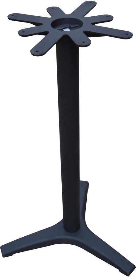 JI Bases 27-inch Cast Iron 3-prong Bar Height Table Base, 3-inch Column ...